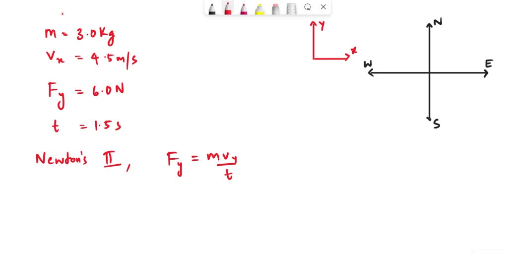 SOLVED: 3) A 1.5 kg puck is moved across a long flat two dimensional ...