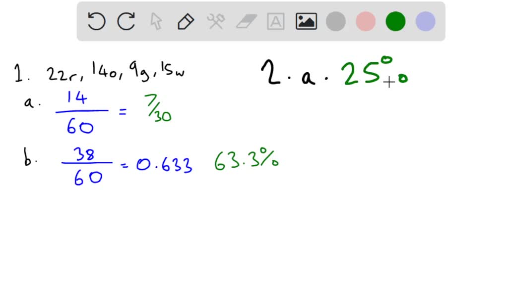 SOLVED: In a gumball machine there are 22 red 14 orange, 9 green and 15 ...