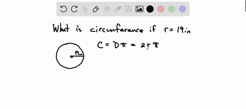 19 whats the circumference of a circle with a diameter of 45...