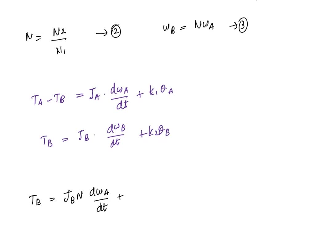 SOLVED: 13. In the figure shown, Point B is fixed to a wall. A torque T ...
