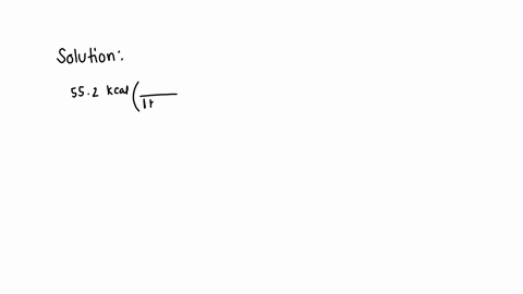 A chemical reaction releases 55.2 kcal. How many kilojoules...