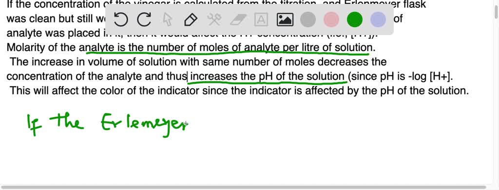 SOLVED: Context: I performed a titration of vinegar as the analyte solution and NaOH as the ...