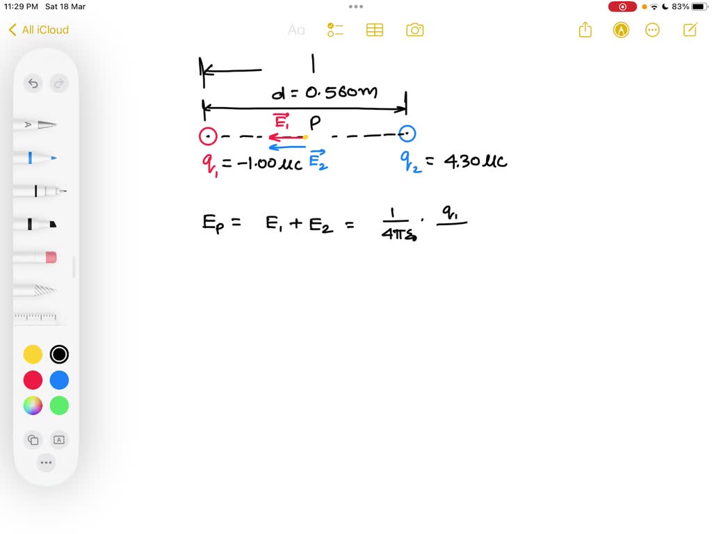 SOLVED: Texts: Two uniformly charged spheres with radius and charge indicated have their centers ...