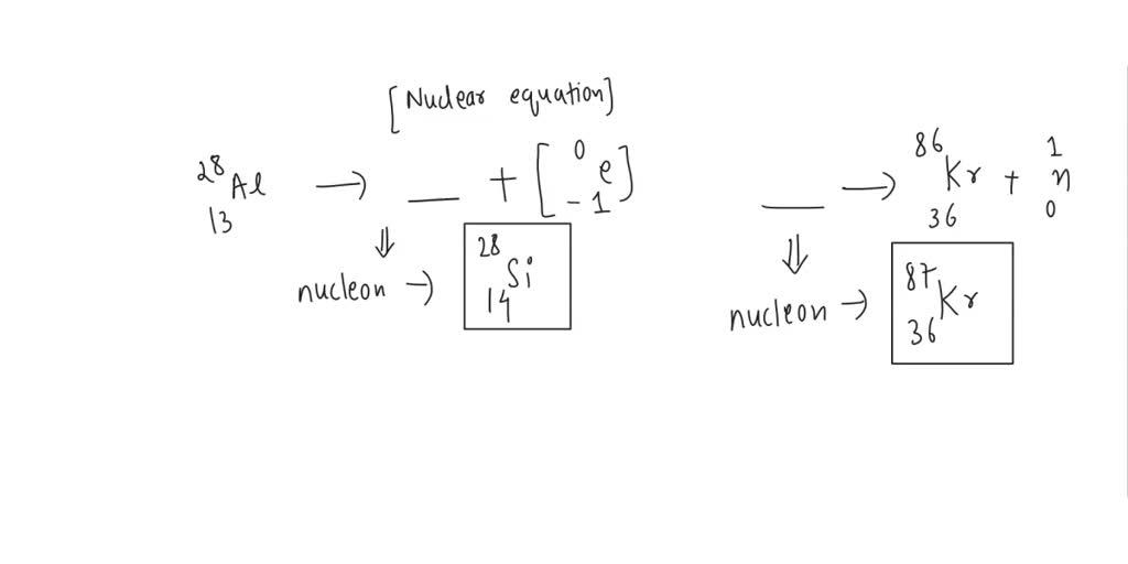 SOLVED: (a) carbon-14 Write a balanced nuclear equation for the beta ...