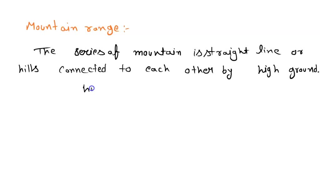 SOLVED: The image shows one of the main types of landforms. Which type ...