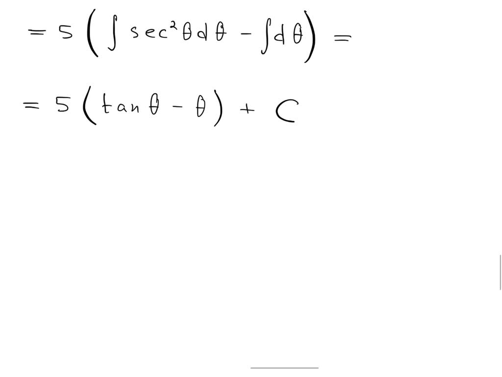 SOLVED: Evaluate the integral using the indicated trigonometric ...