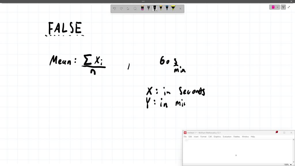 SOLVED: True or False: The mean of a dataset is unchanged when you ...