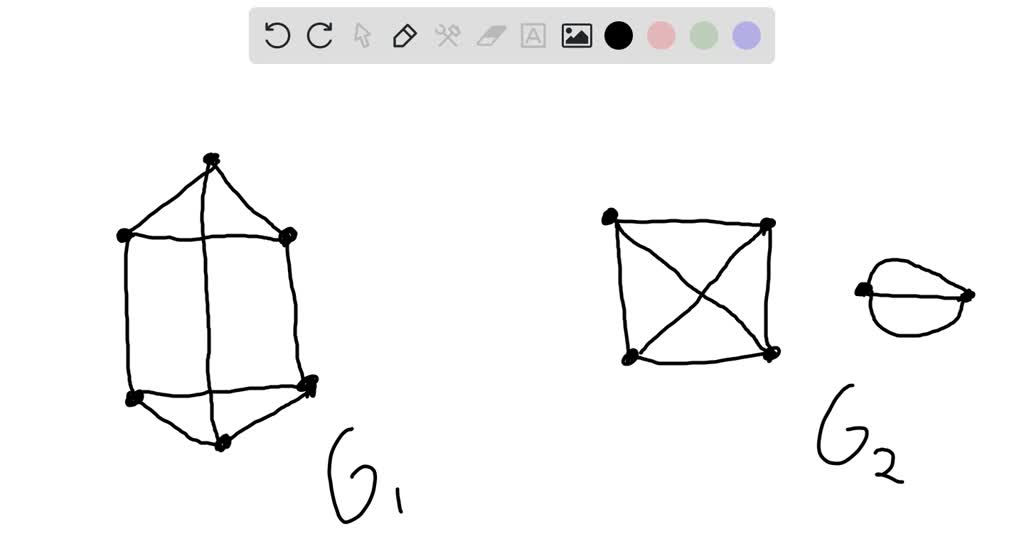 SOLVED: Draw a graph G with with 6 vertices where each vertex has ...