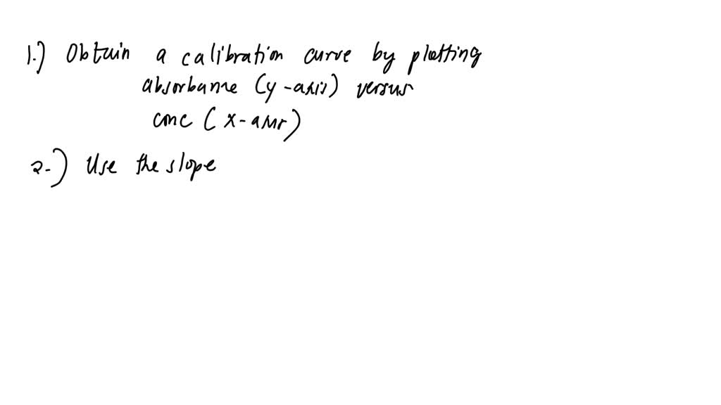SOLVED: '2) What did the blank cuvette contain? What is the function of ...