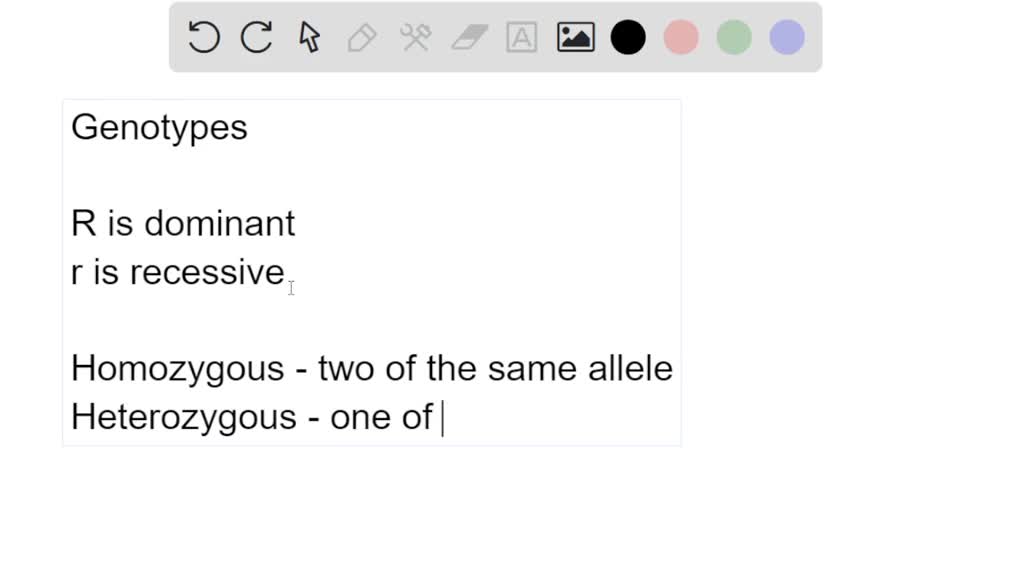 SOLVED: Question 1 pts In the blanks below, assign genotypes to the ...