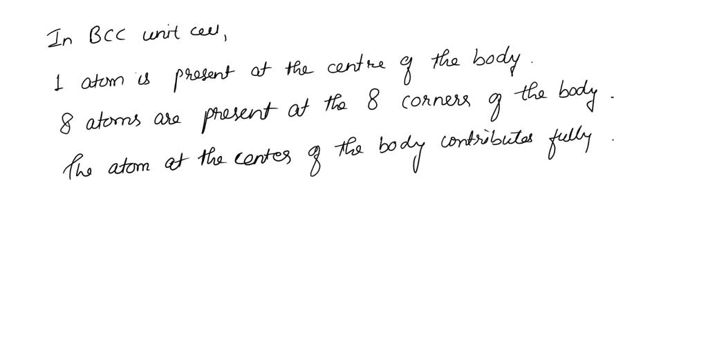 SOLVED: Tungsten crystallizes in a body-centered cubic lattice (the W ...