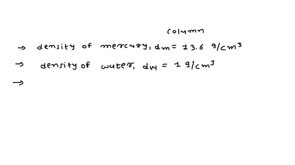 SOLVED: Question 3 1pt; Normal systolic blood pressure of humans measured with an open tube ...