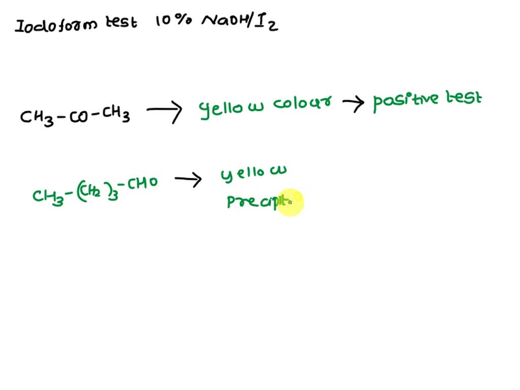 Conclude if the tested ketones have the given structure or not ...