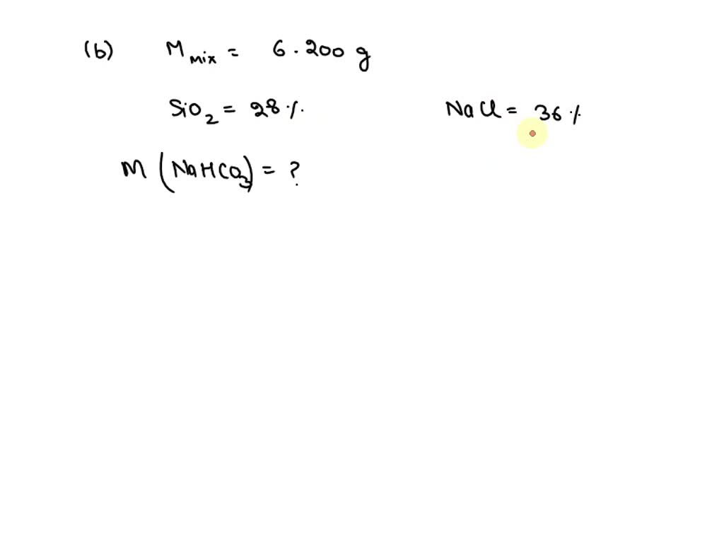 SOLVED: Is it physically possible to separate table salt; sodium chloride NaCl (a white solid ...