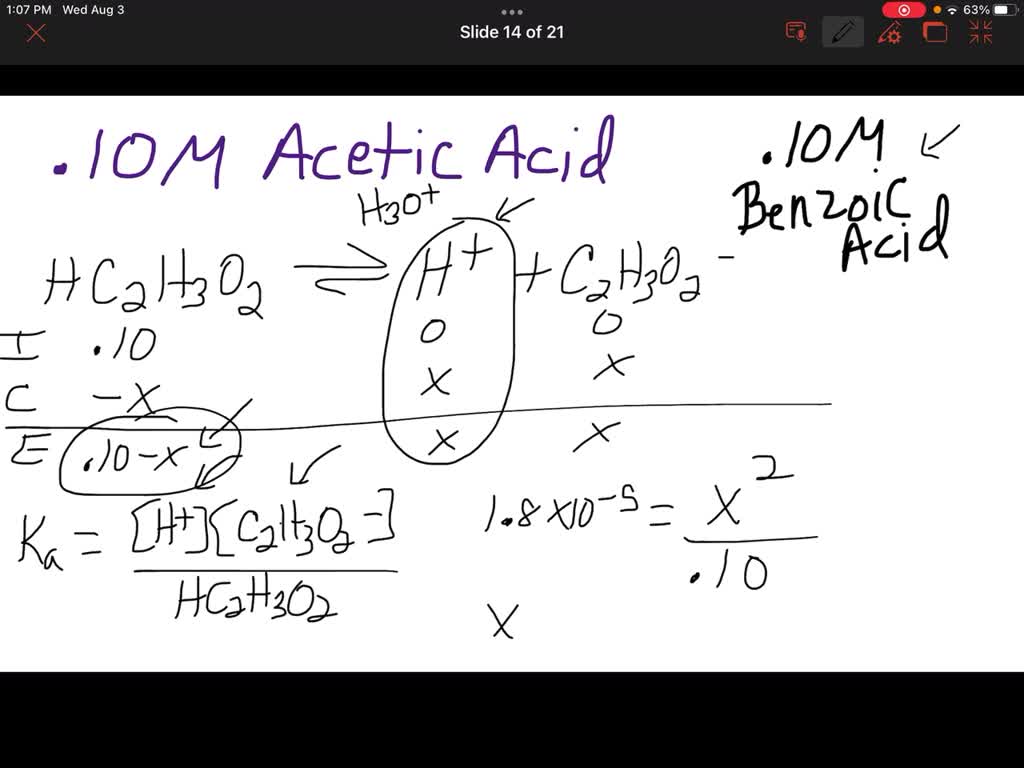 SOLVED: For a solution of two weak acids with comparable values of Ka, there is no single ...