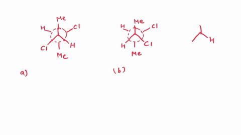 10 shown below are newman projection formulas for rr ss and rs 23 dichlorobutane which is which ...