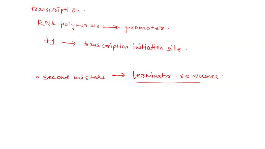 SOLVED: (8 pes) Last semester, student was given the following transcription bubble and asked to ...