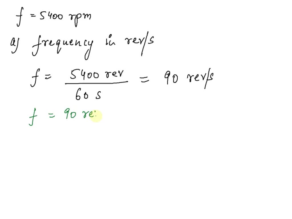 SOLVED: A typical hard disk in a computer spins at 5400 rpm. a. What is ...