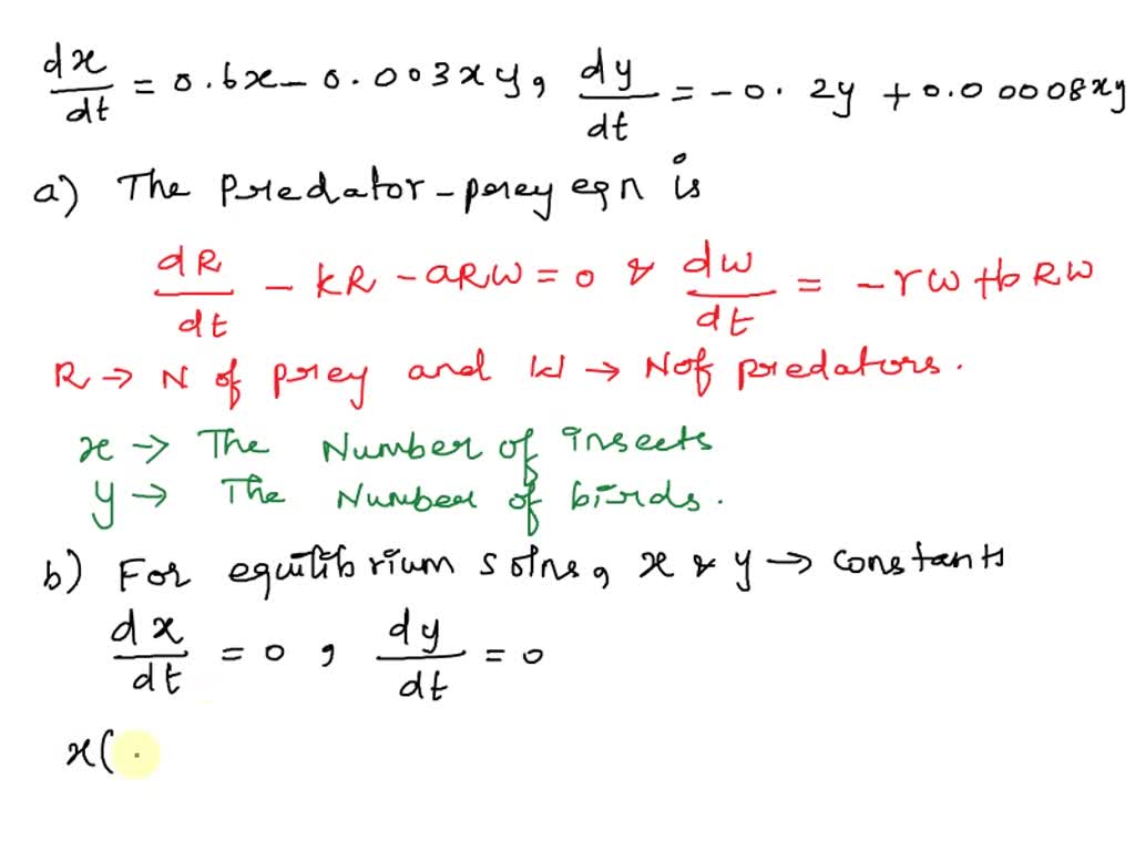 SOLVED: The text represents the bird population and the significance ...