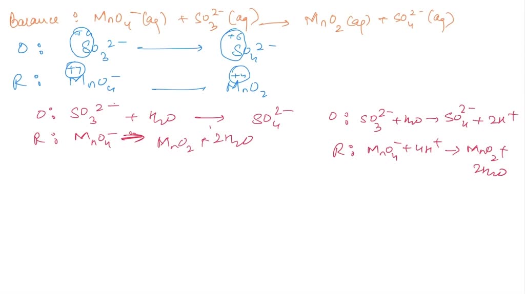 SOLVED: Potassium permanganate, KMnO4, is a powerful oxidizing agent. The products of a given ...