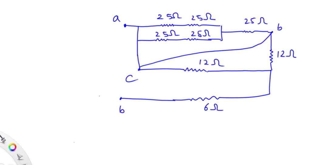 SOLVED: In the bridge circuit shown, determine the equivalent ...