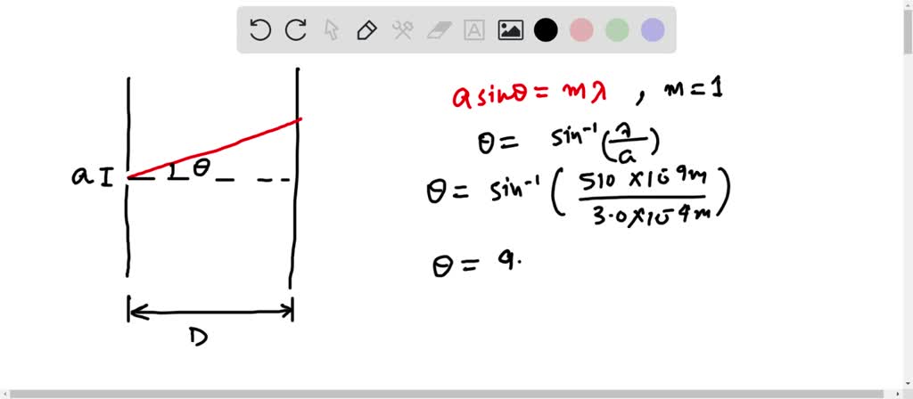 SOLVED: When light with a wavelength of 652 nm uniformly illuminates a ...