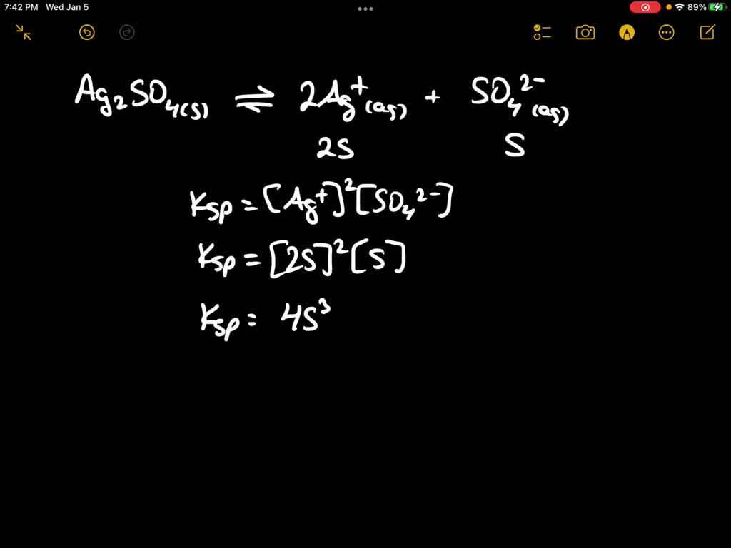 SOLVED: Find molar solubility and Ksp, based on the number of potential ...