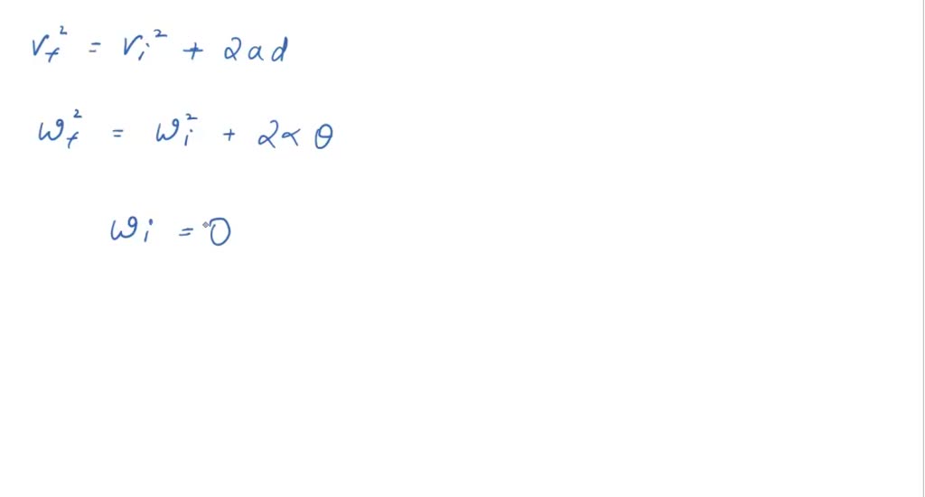 SOLVED: A horizontally mounted wheel of radius r is initially at rest, and then begins to ...