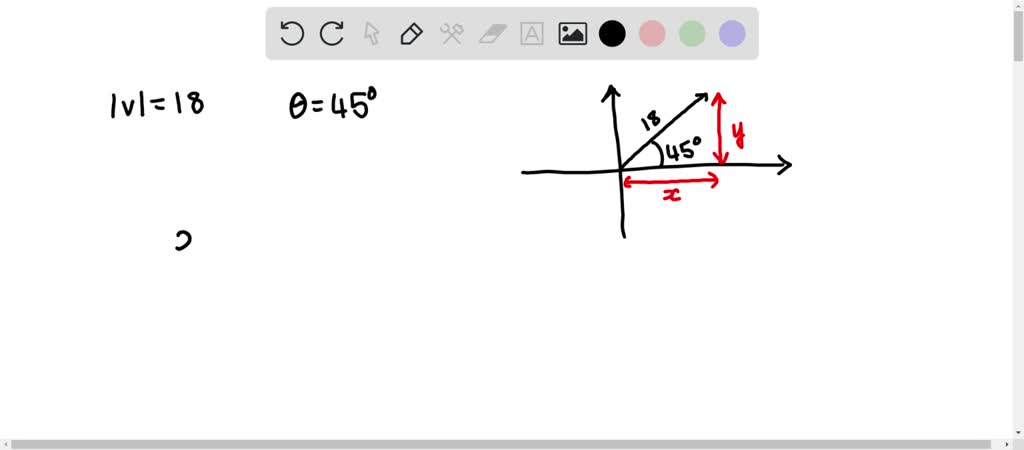 SOLVED: Using the given magnitude and direction in standard position, write the vector in ...