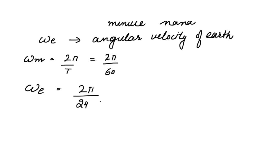 SOLVED: "The ratio of angular velocity of rotation of minute hand of a ...