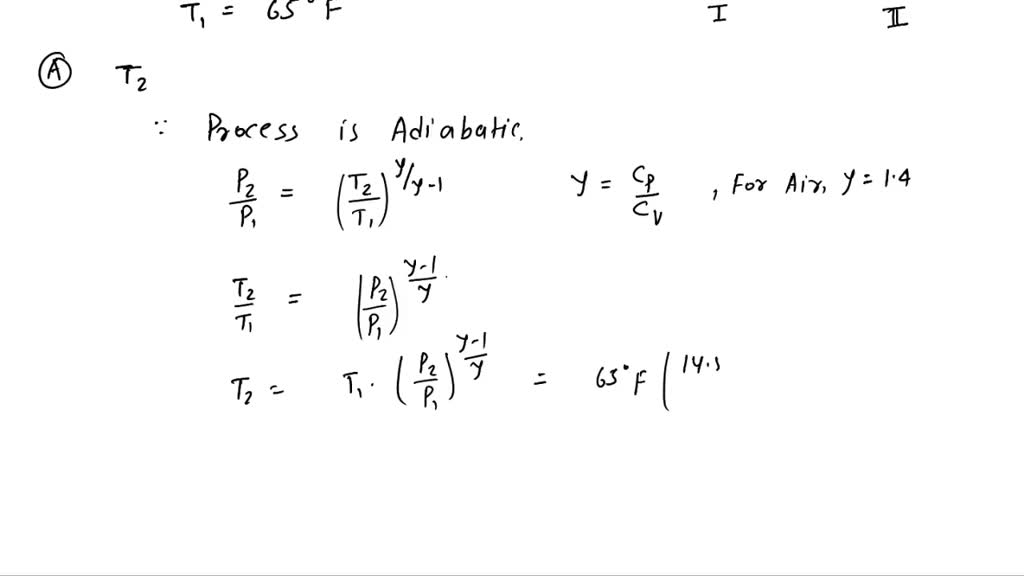 SOLVED: Air at 13 psia and 65^∘F enters an adiabatic diffuser steadily ...