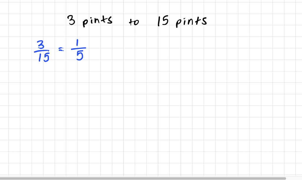 SOLVED: Write the comparison as a ratio in simplest form using a ...
