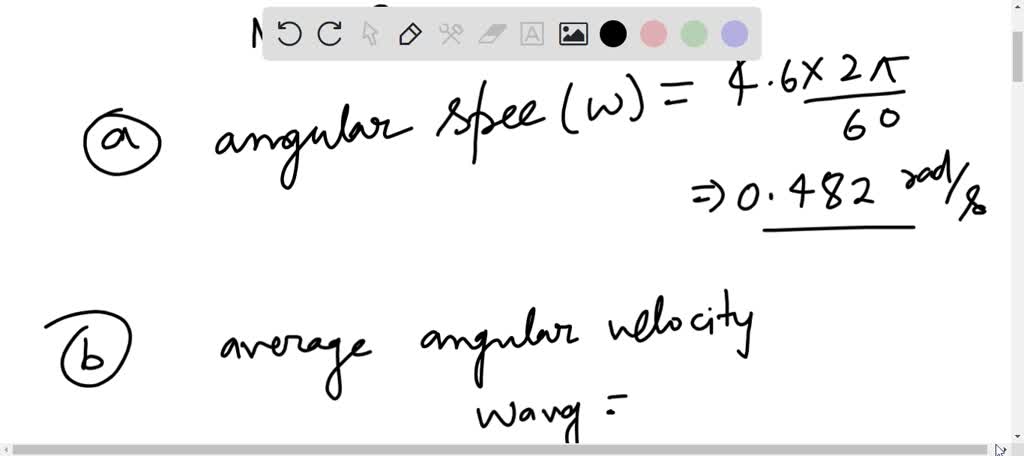 SOLVED: A fan blade is initially rotating an angular speed of 4.6 rpm ...