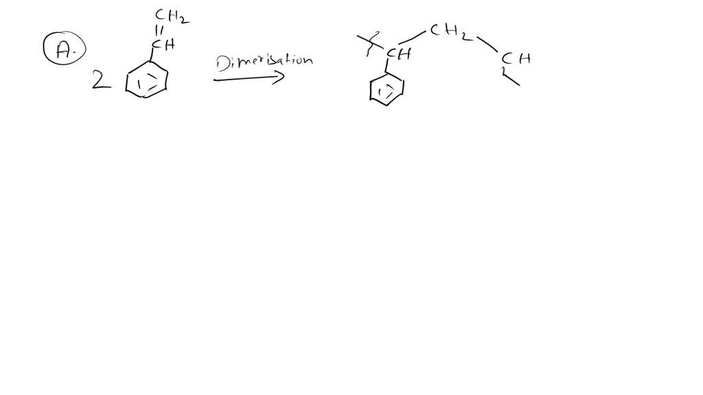 SOLVED: Part A: Polystyrene is an addition polymer formed from the ...