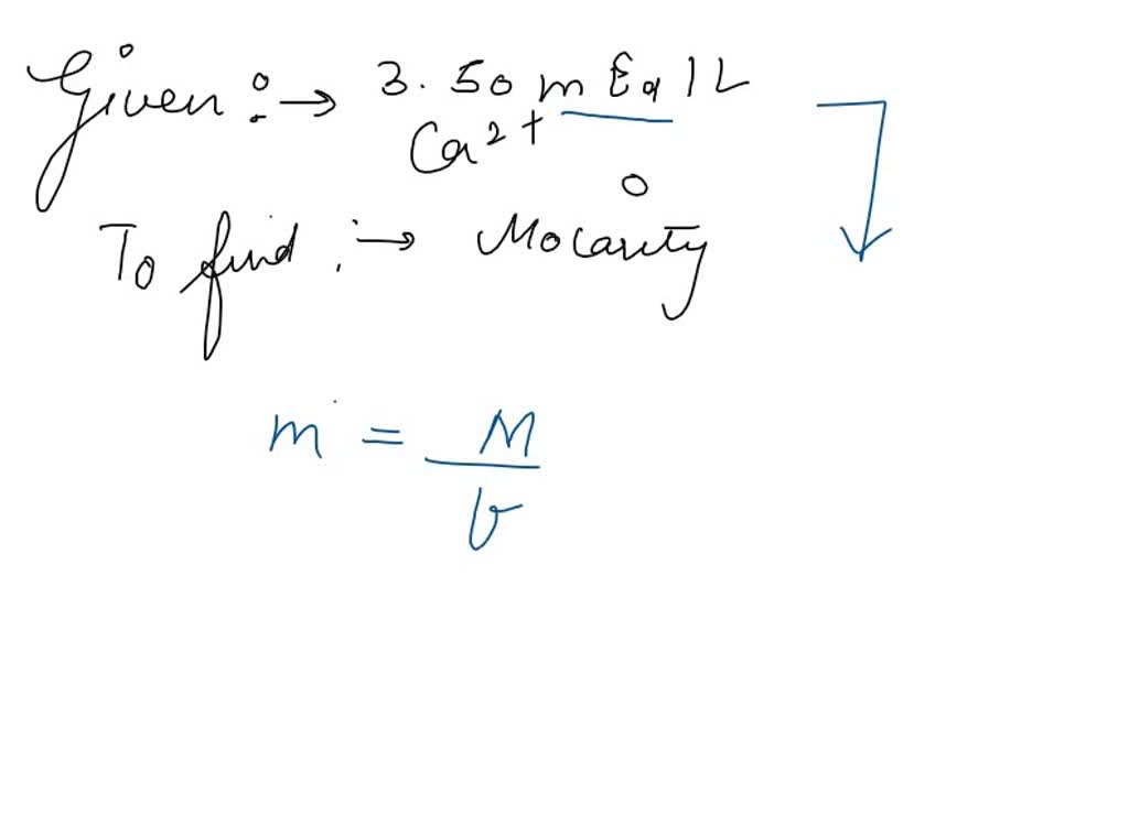 SOLVED: Calculate the molarity of Ca2+ in the soil extract solution ...