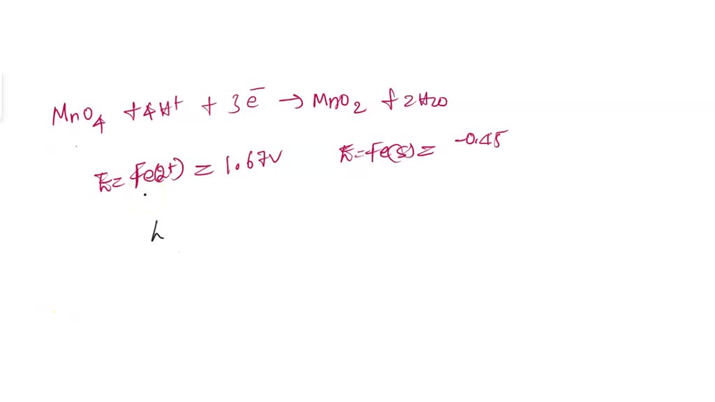 Solved Combine The Following Half Reactions Into The Balanced Equation