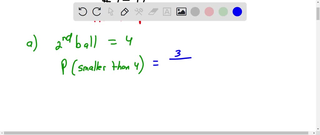 SOLVED: A box contains 11 balls numbered 1 through 11. Two balls are ...