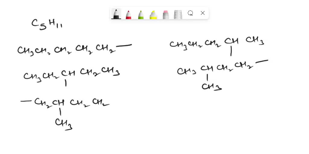 SOLVED: Based on naming branched alkyl substituents, and draw all ...