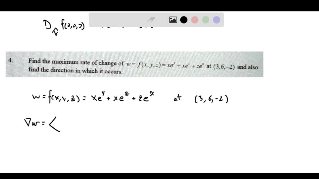 Find the values of the constants a, b, and c such that the directional derivative of f(x,y,z ...