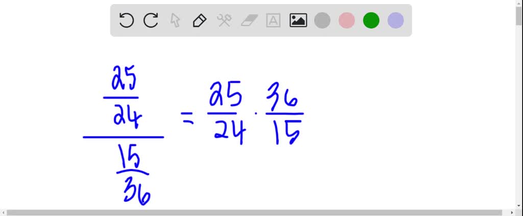 SOLVED: Find the quotient in each case by replacing the divisor by its reciprocal and ...