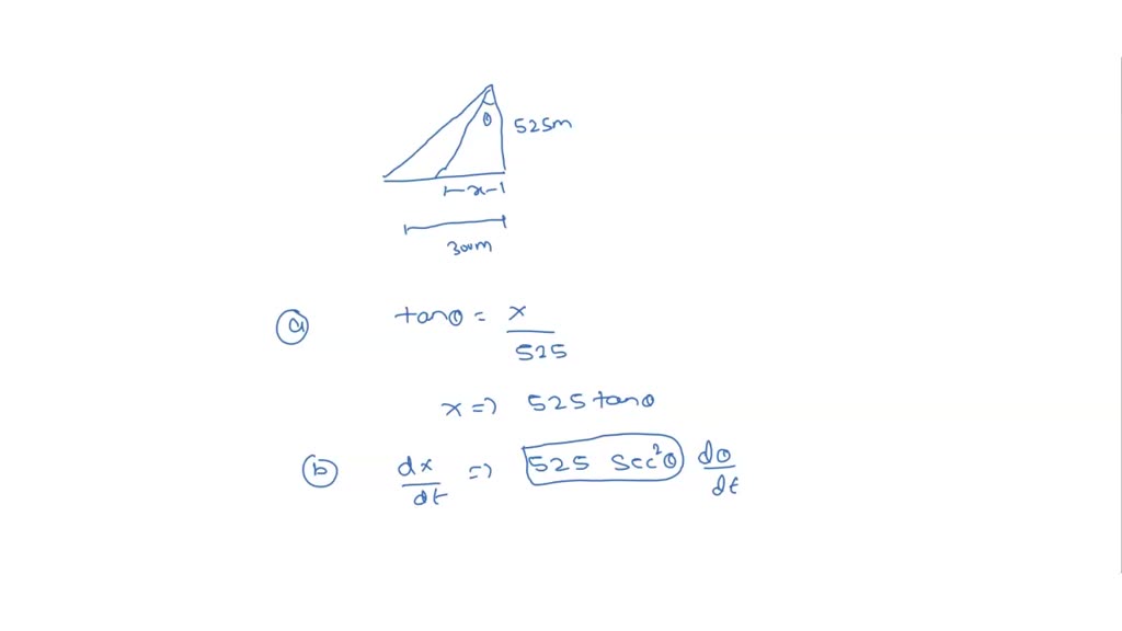SOLVED: A lighthouse stands 525 m off a straight shore and the focused ...