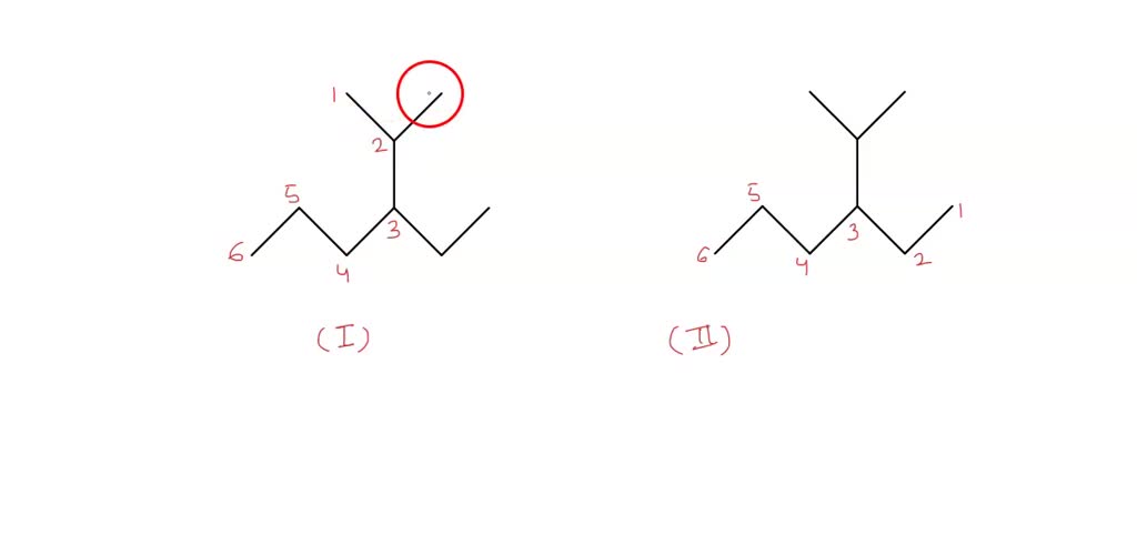 What is the correct IUPAC name? A) 3-isopropylhexane B) 3-(1 ...