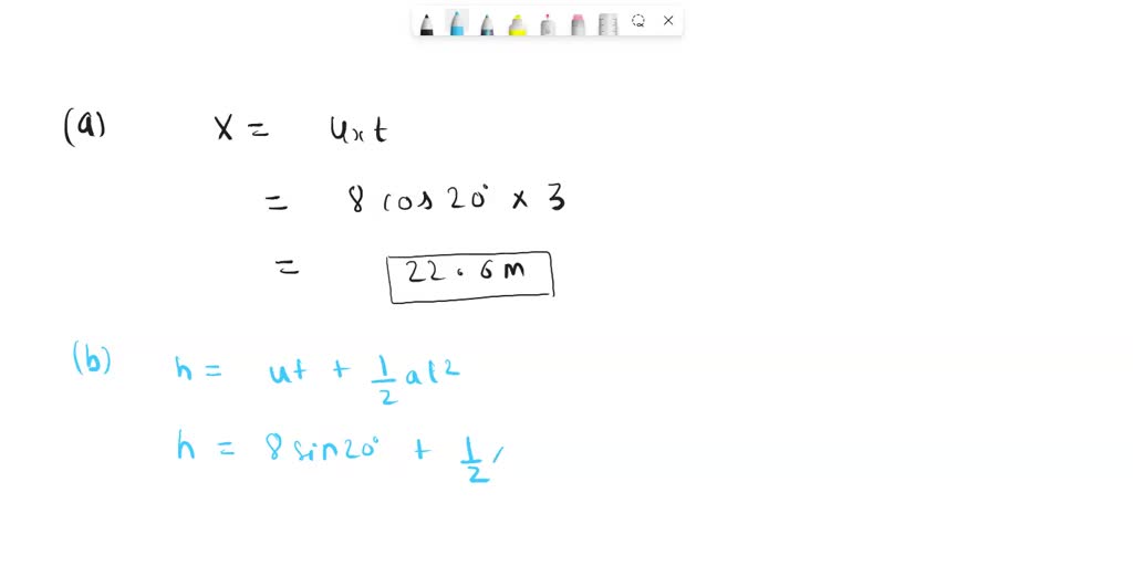 SOLVED: 20. A ball is tossed from an upper-story window of a build- W ing: The ball is given an ...