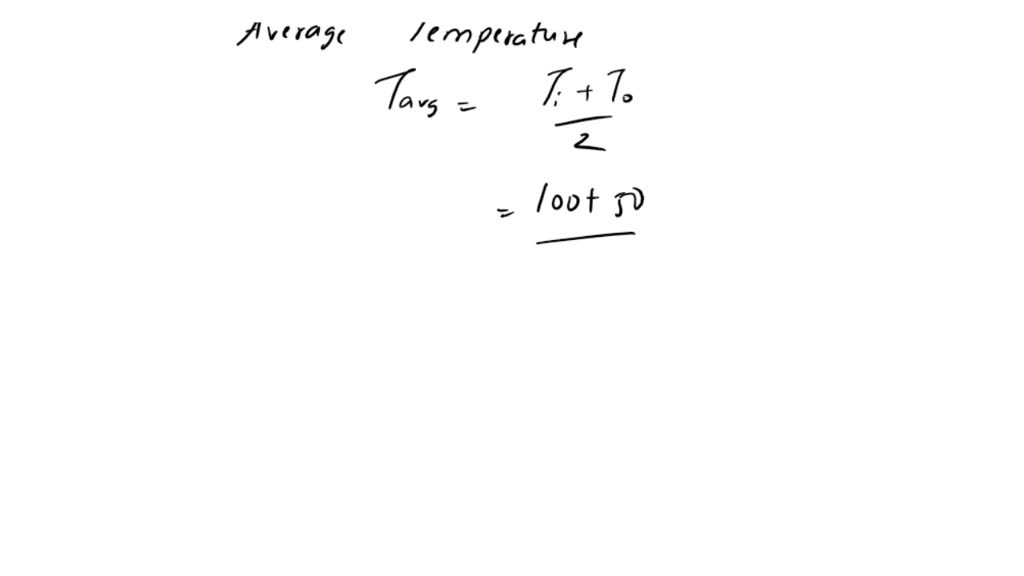 Solved Derive An Expression For The Temperature Distribution In A