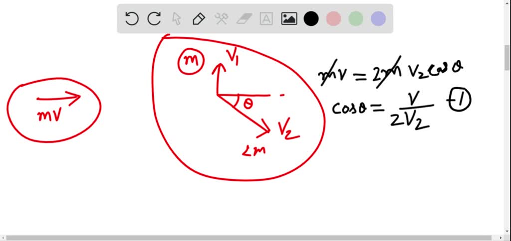 Solved An Atomic Nucleus Of Mass M Traveling With Speed V Collides Elastically With A Target