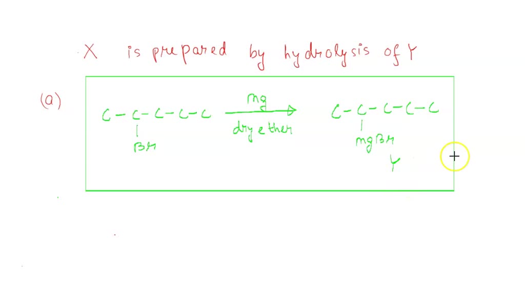 SOLVED: 1) An unknown compound 'X"' with formula CHo reacts at room ...