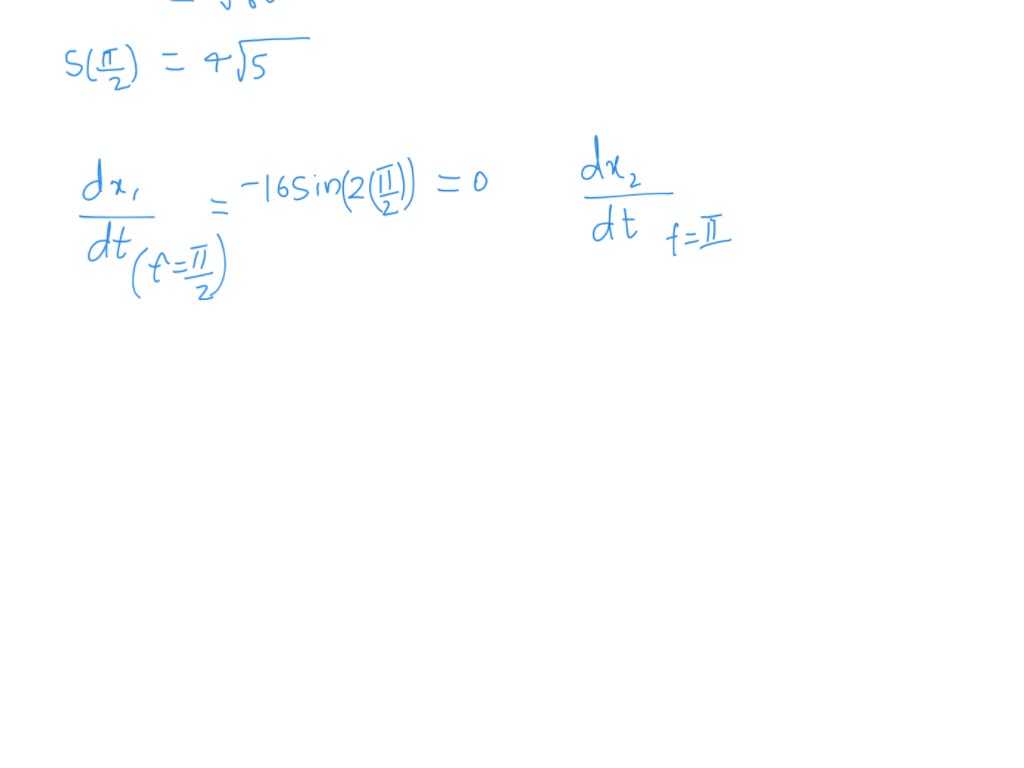 SOLVED: The parametric equations for the paths of two projectiles are ...