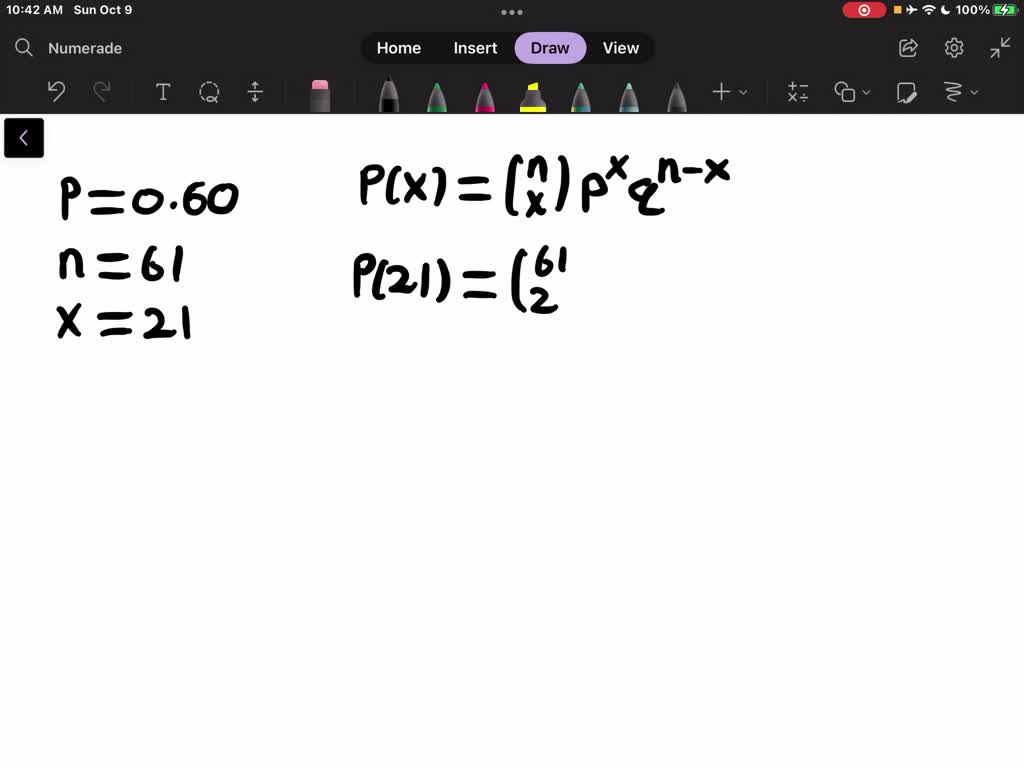 SOLVED: Compute P(X) using the binomial probability formula. Then determine whether the normal ...