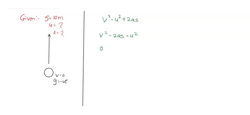 An object is thrown vertically upward at 35 m/s. Taking g=10 m/s2, the velocity of the object 5 ...