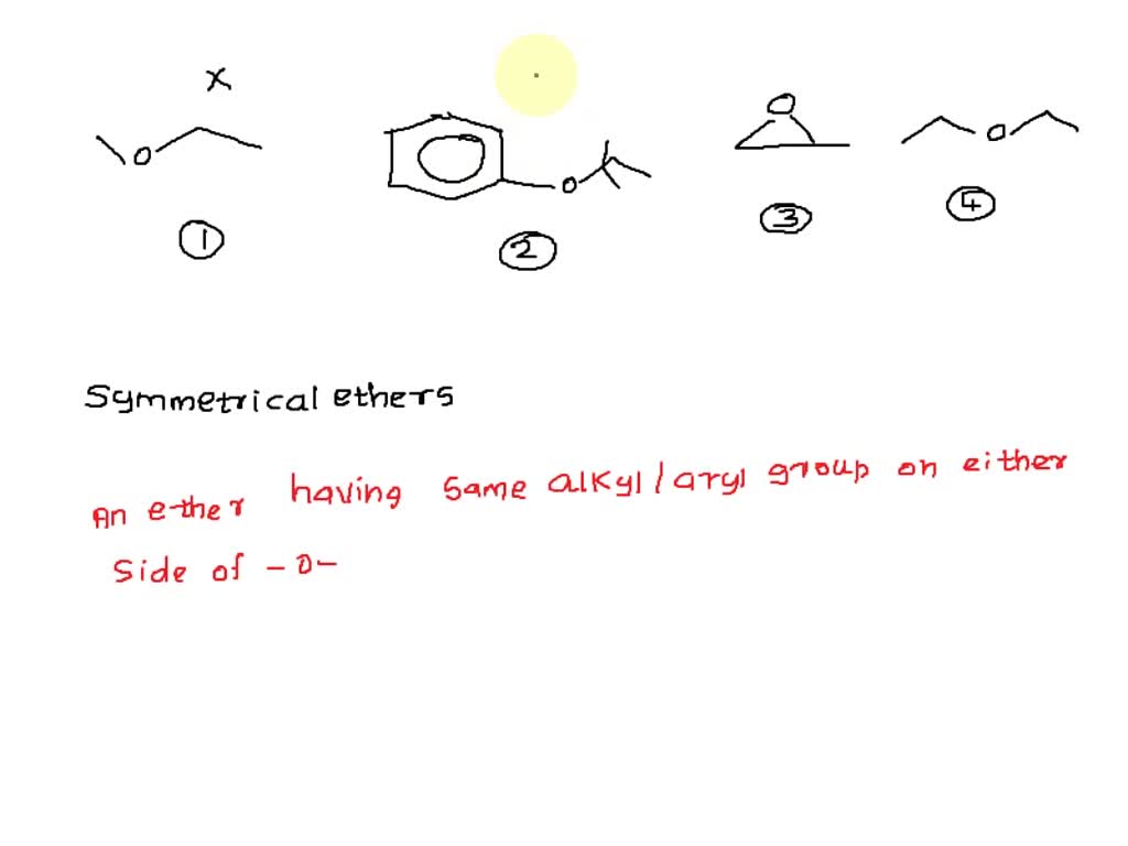 SOLVED: Which of the following compounds is (are) symmetrical ethers ...